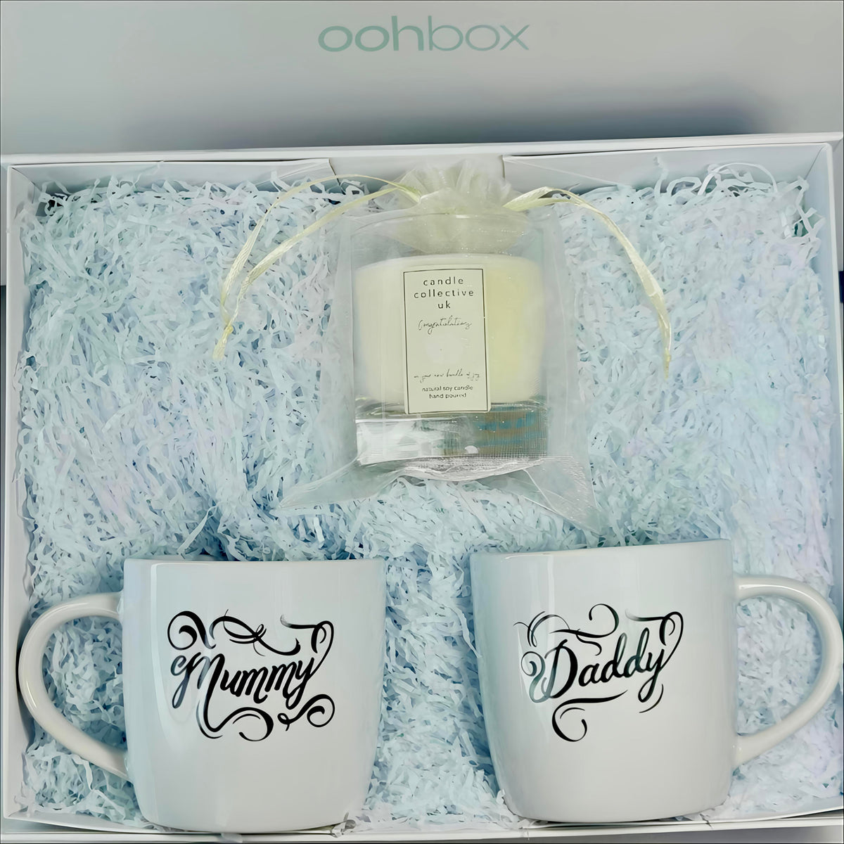 Baby Gift Box - New Parents Mug Set and New Baby Candle – oohbox